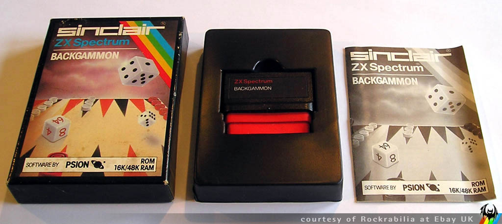 Psion - IF2 Cartridge 'Backgammon'